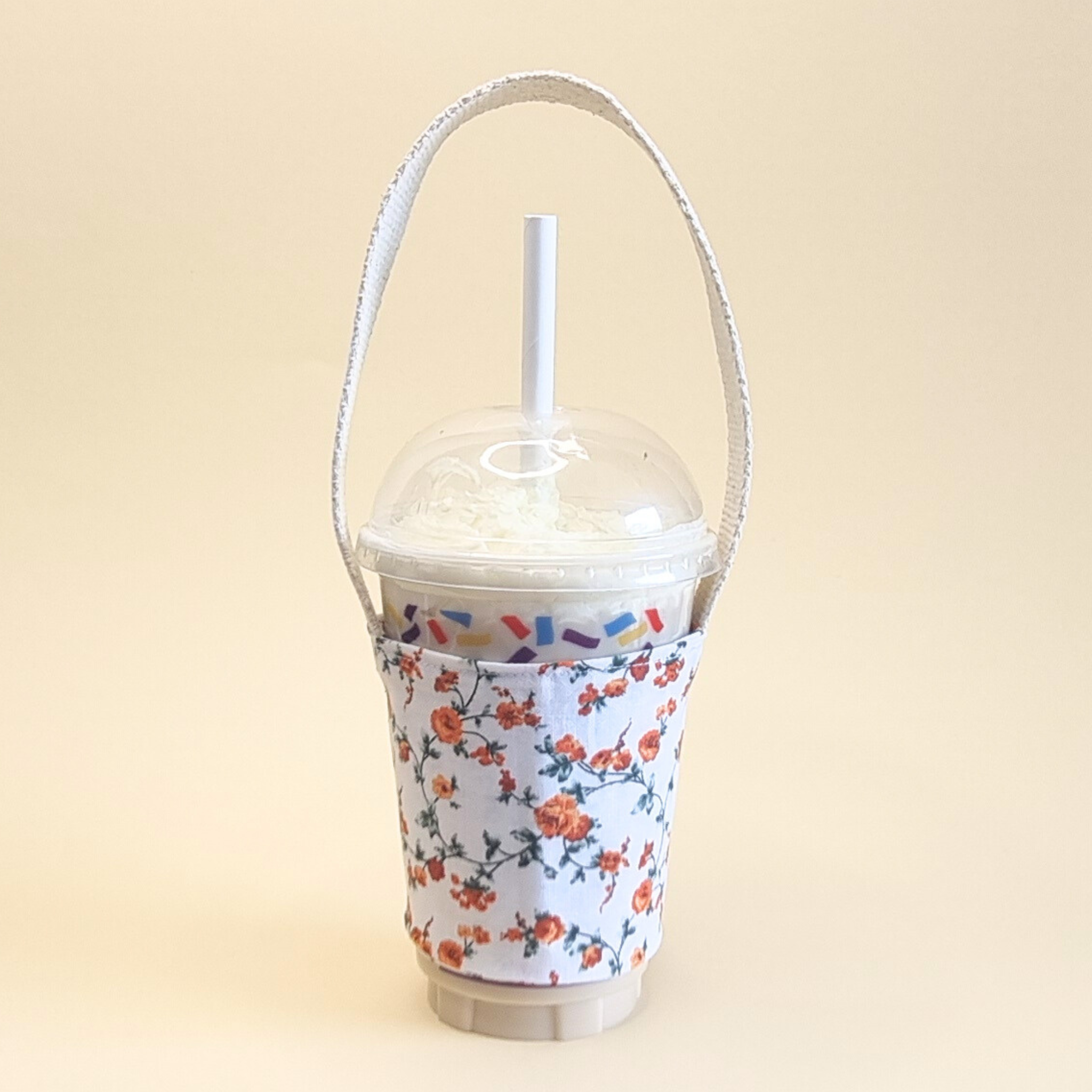 Fall Blooms Beverage Carrier – Autumn Floral Cup Carrier | Jean & Joy ...